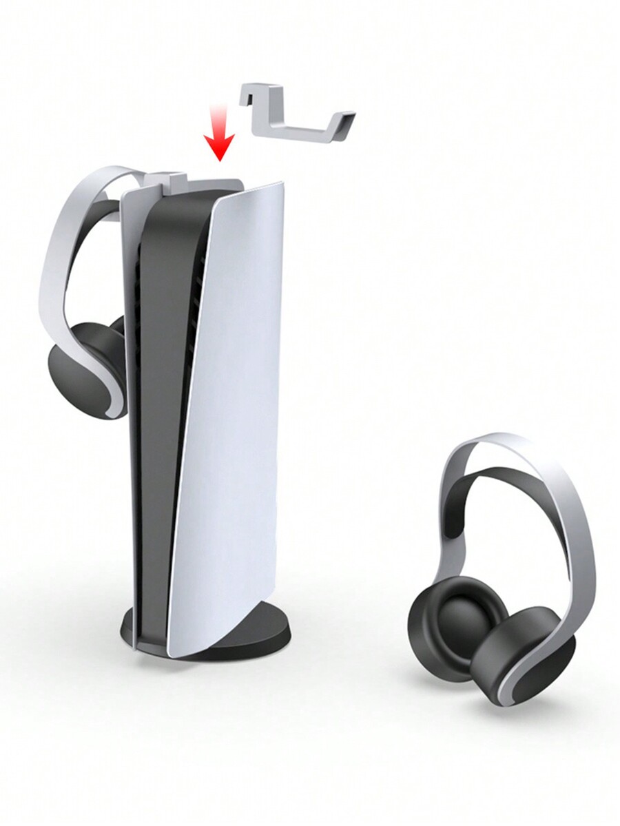 Wall Mount Holder For PS5 Slim Console With Headphone Storage And PS5 ...