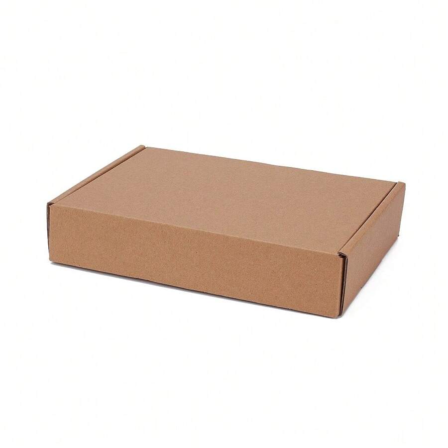 10 Pieces Of Tan Kraft Folding Boxes, Corrugated Cardboard Boxes For ...