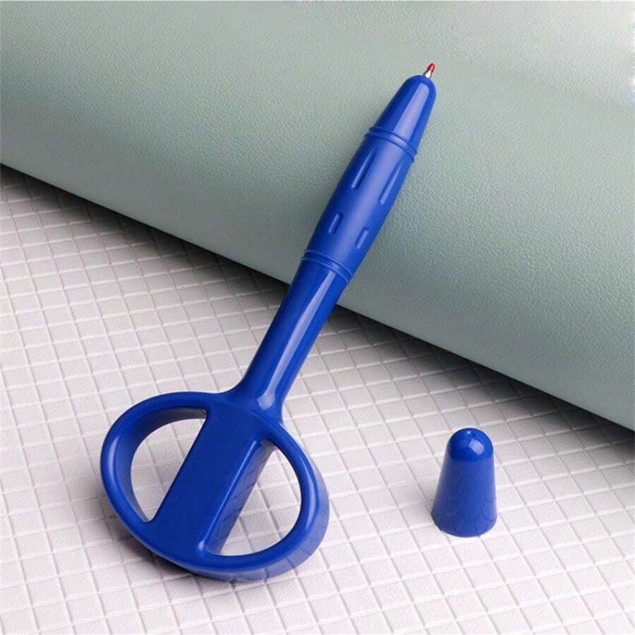 1pc Special Security Pen, Soft Rubber Anti-Stab Neutral Pen ...