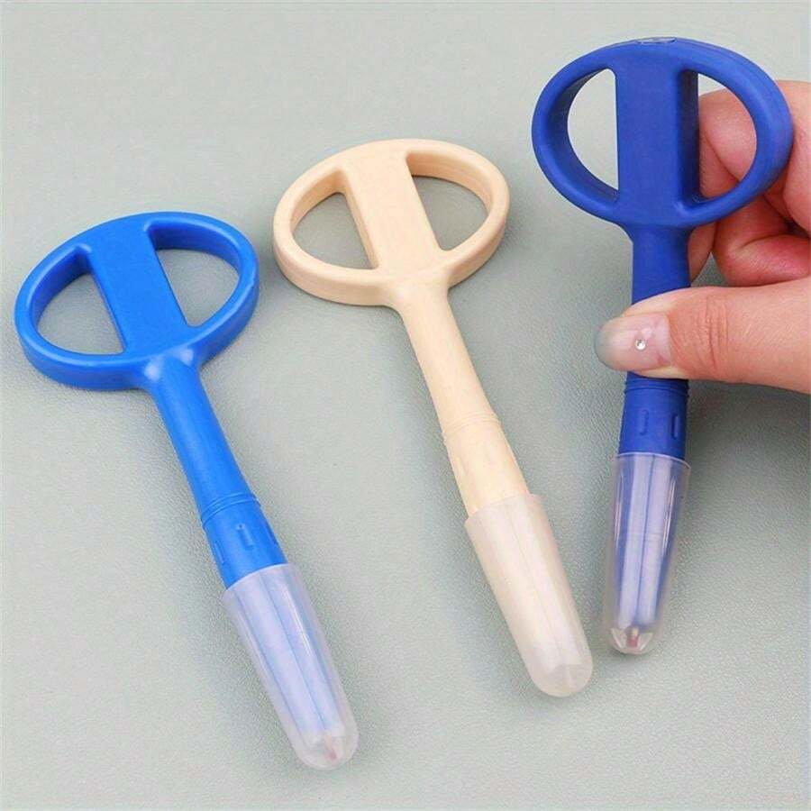 1pc Special Security Pen, Soft Rubber Anti-Stab Neutral Pen ...