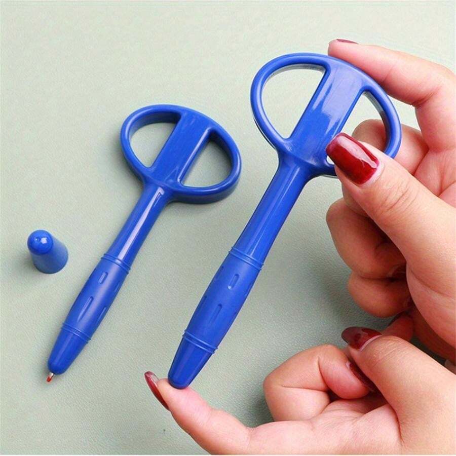 1pc Special Security Pen, Soft Rubber Anti-Stab Neutral Pen ...