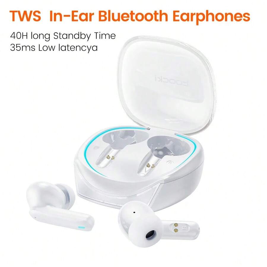 Toocki Toocki TWS Wireless Headphones Bluetooth 5.3 LED Dislpaly 35ms ...
