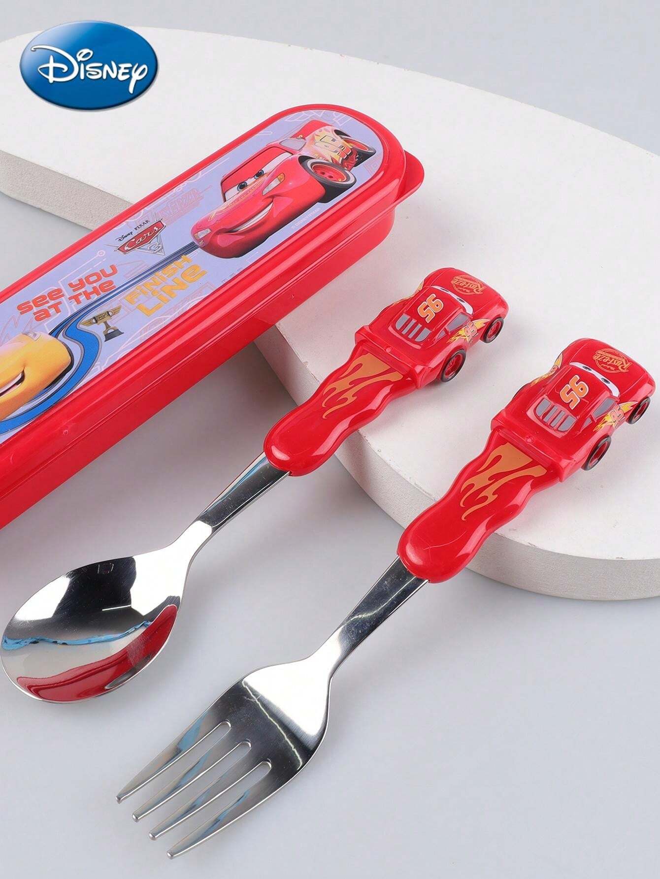 Ensemble de couverts portable de style de bandes dessinées mignon avec ...