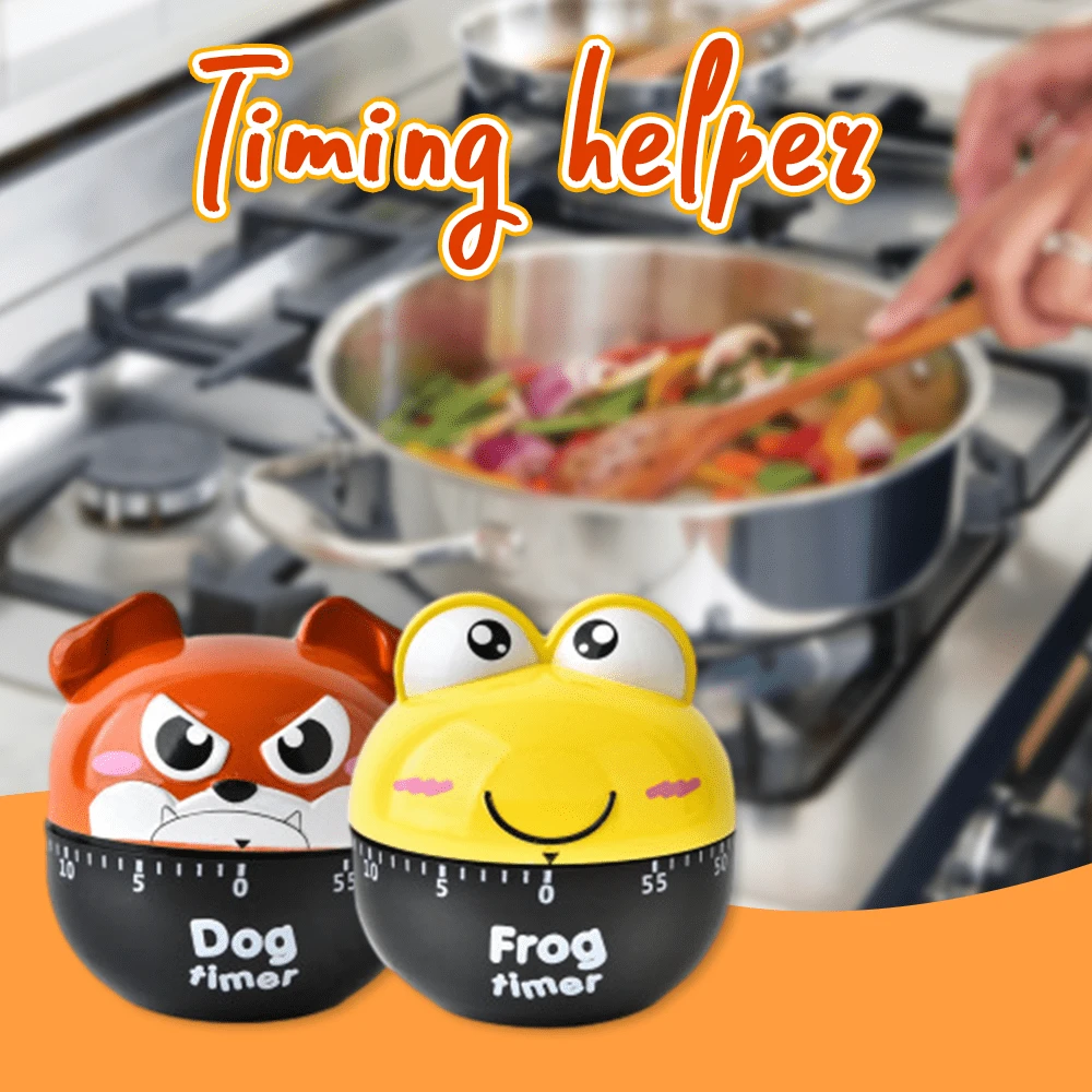 Kitchen Mechanical Magnetic Suction Timer Cartoon Timer,No Battery ...