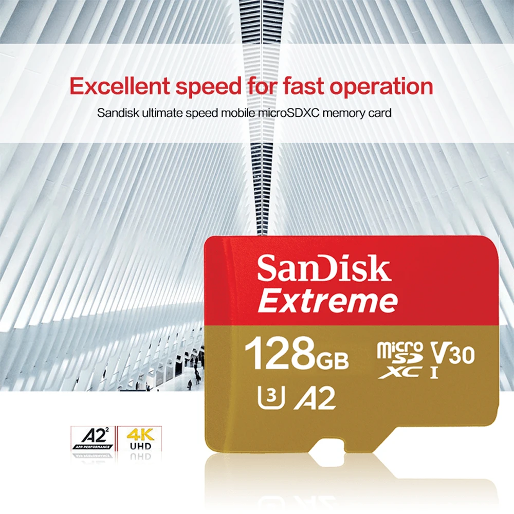 SanDisk TF Card A2 512GB 256GB 128GB 64GB Extreme Pro Flash Card Micro SD Card SDXC UHS-I U3 V30 ...