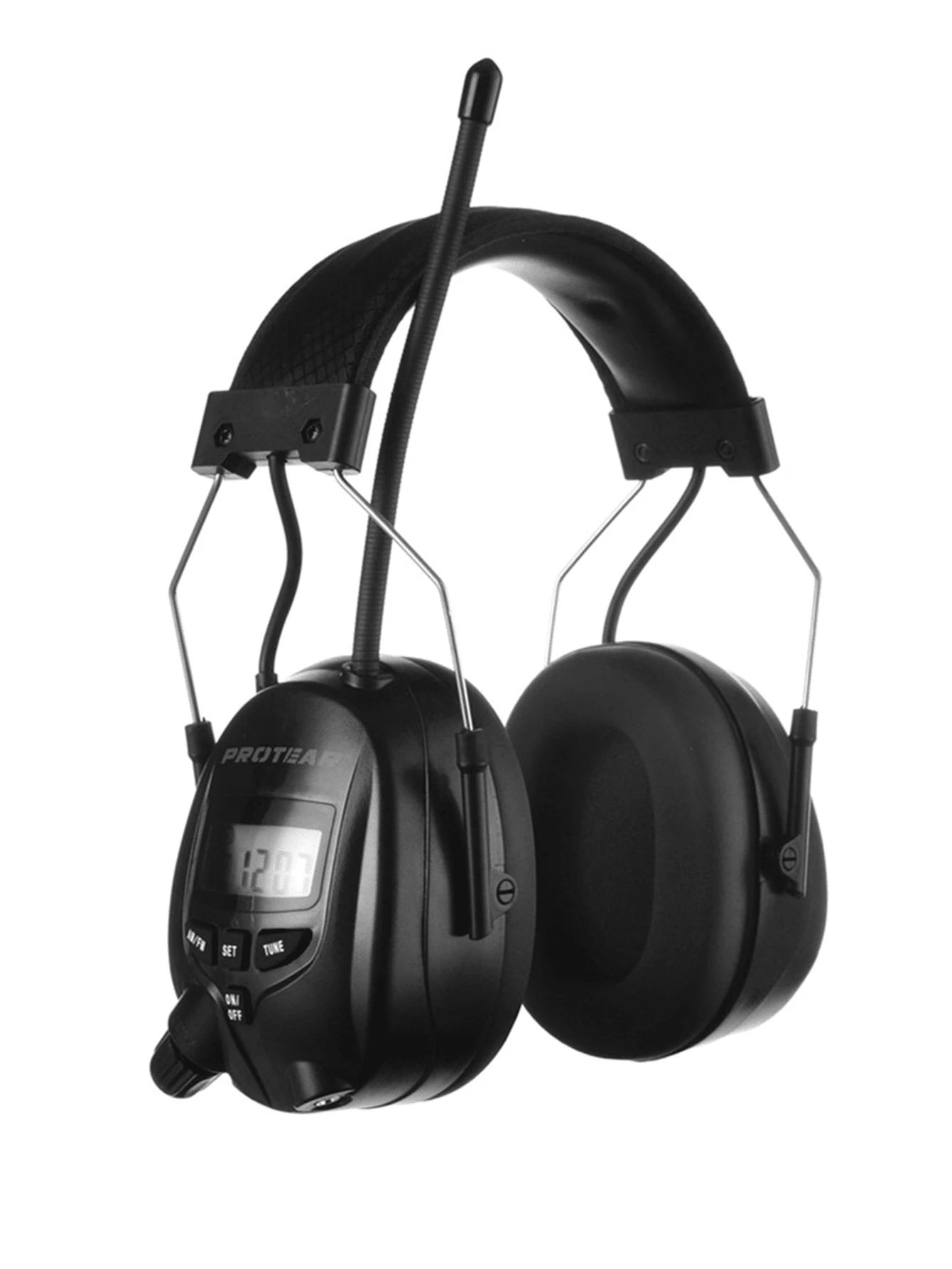PROTEAR AM FM Radio Headphones With Digtal Display, 25dB NRR Ear ...