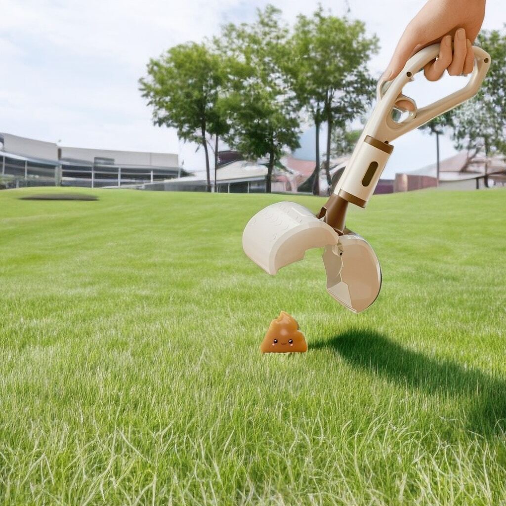 Dog Poop Scooper Portable Pet Waste Pick Up Tool With Garbage Bags ...