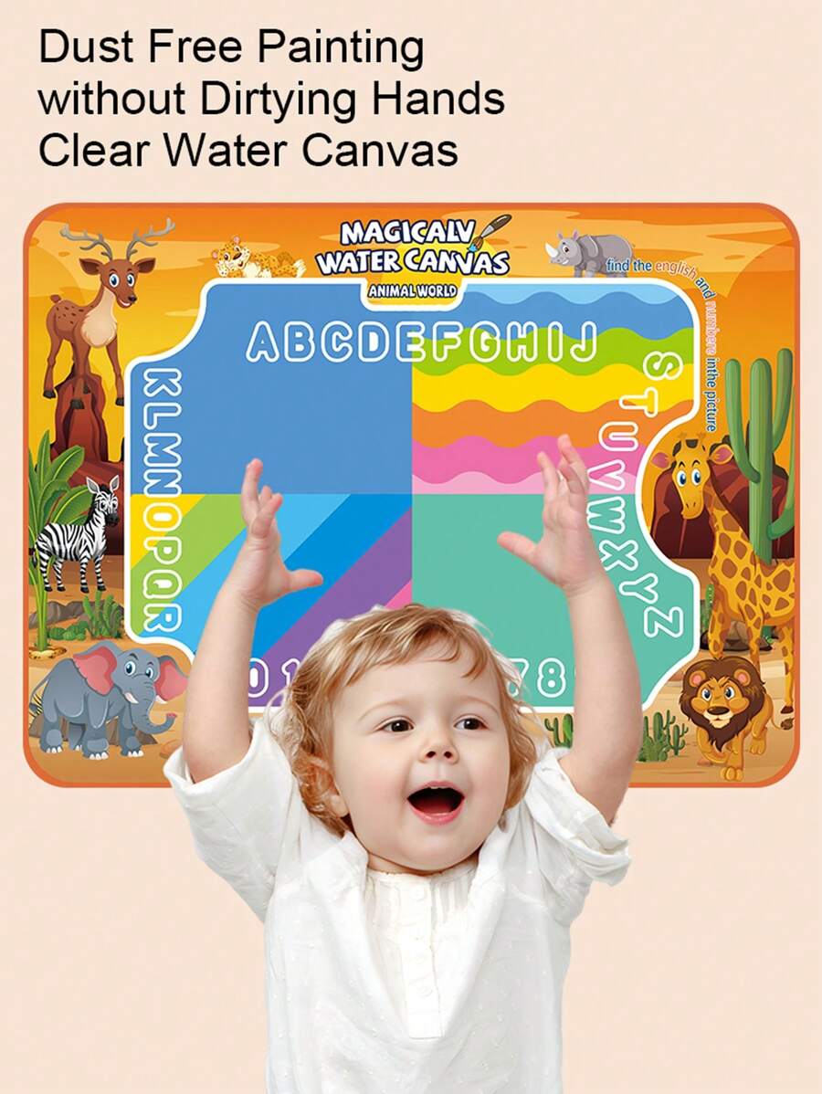 Kids Toy Aquadoodle Mat, Magic Water Drawing Mat Colored Writing Mat ...
