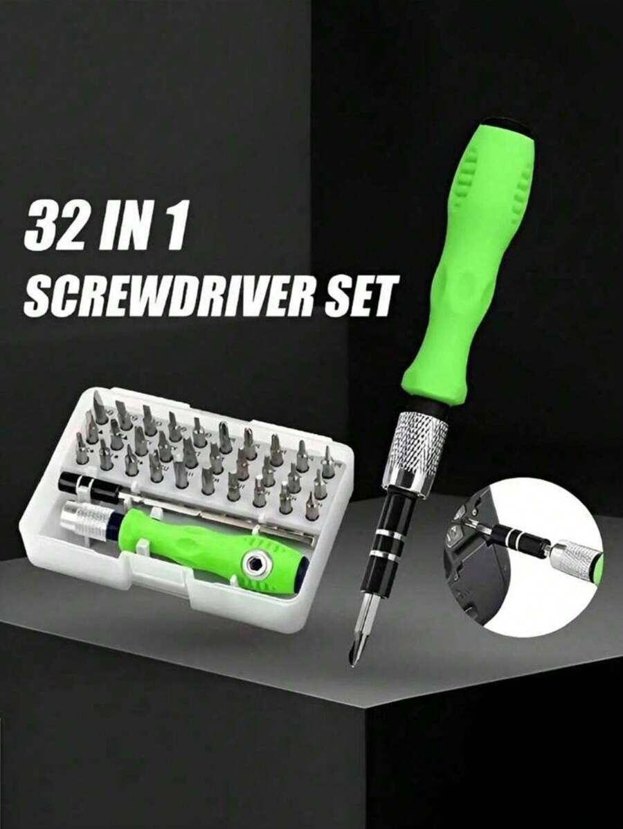 1 Set, 32 In 1 Screwdriver Set With Case, For Assembly And Disassembly ...