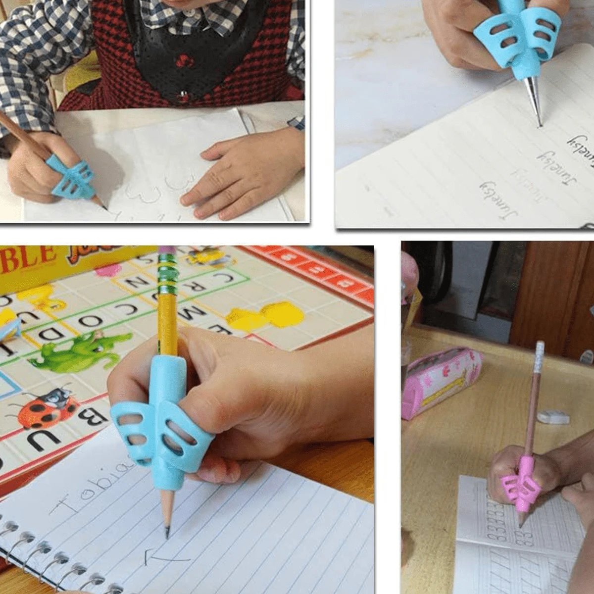 3pcs Pencil Grip Correction Set, Student Stationery Writing Posture ...
