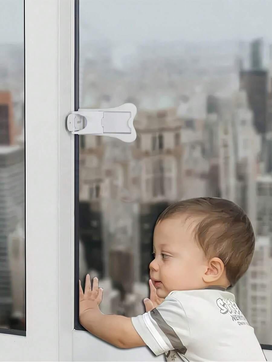 Child Safety Lock, For Sliding Doors, Windows, Cabinets And Drawers ...