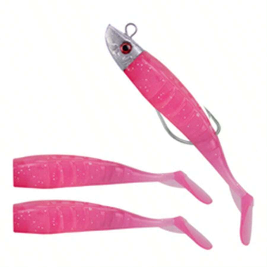 Vibrating Line Soft Body Fishing Bass Lure - 8cm 8.5g Jigging Shad ...