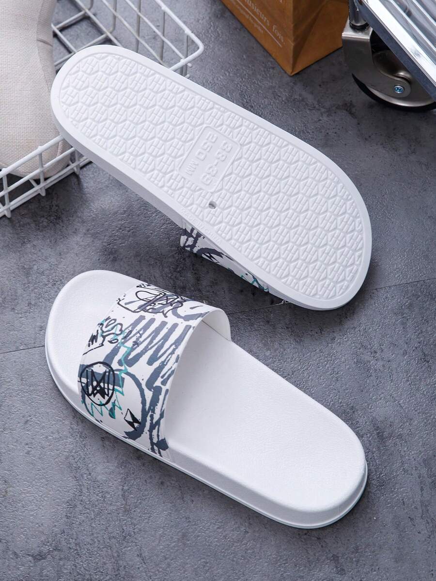 Women's Plastic Home Slippers, Summer Fashionable Outdoor Korean-Style ...