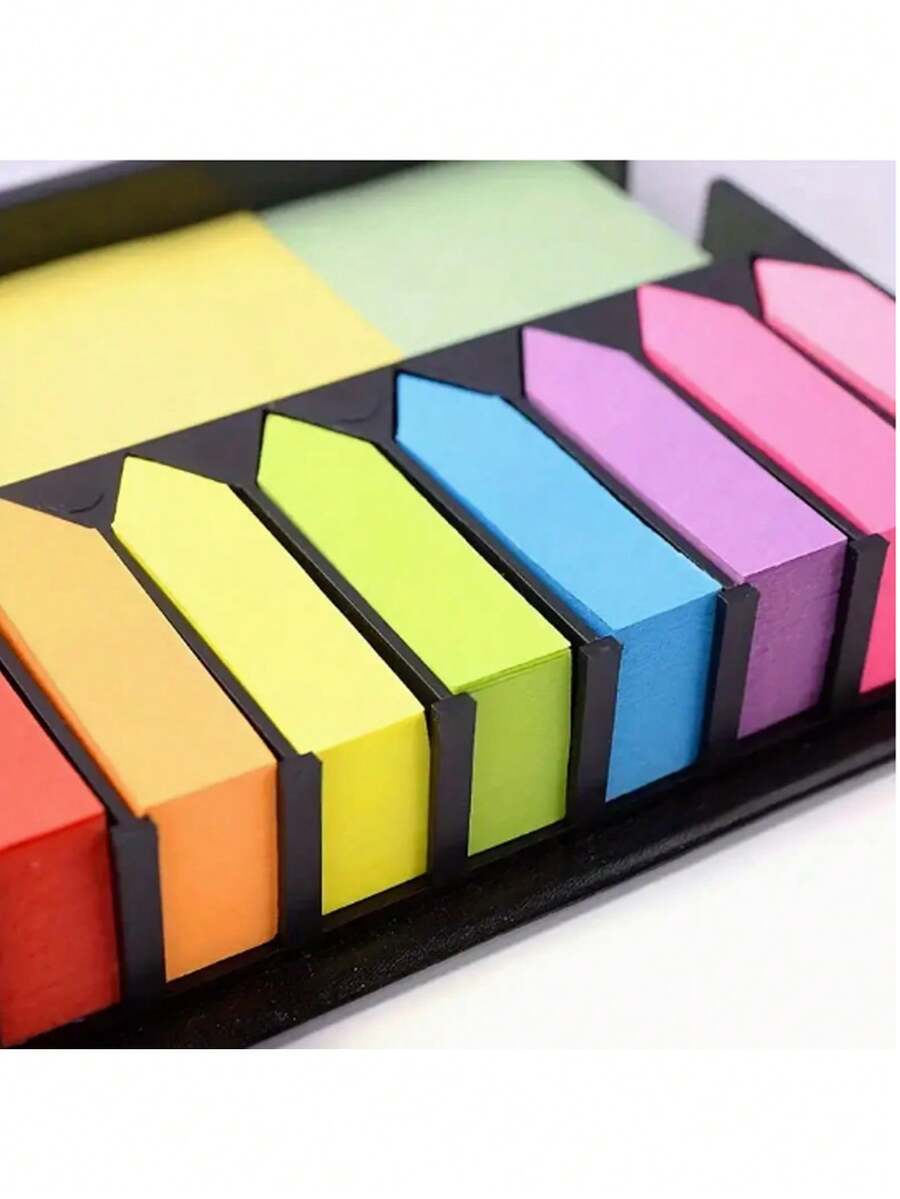 1000-Sheet Multicolor Sticky Note Mega Set - Faux Leather Box, 2024 ...