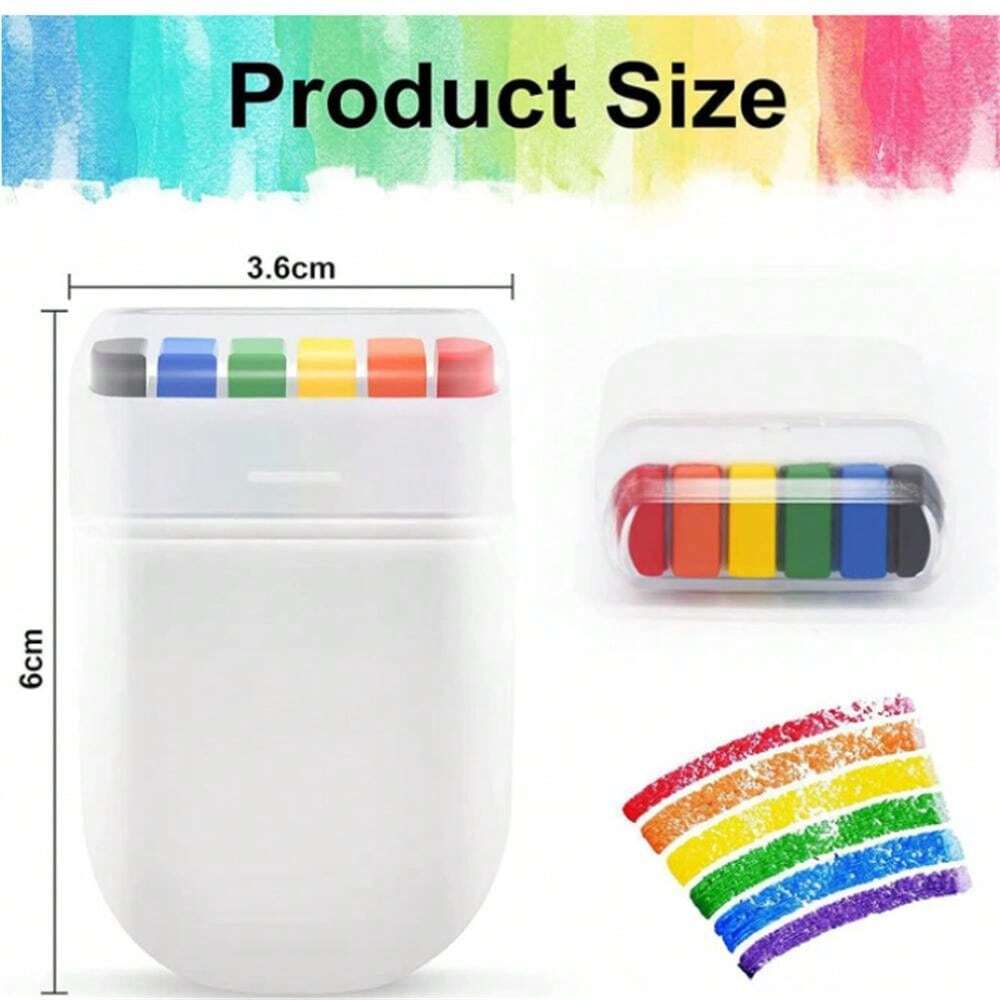 6-kleuren Rainbow World Cup Face Paint Body Painting Pen Gemakkelijk ...