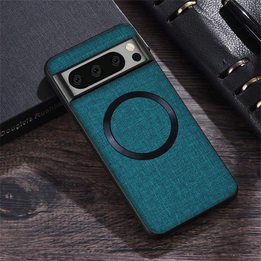 Pixel 6 Pro Leather Case With Magnetic Adsorption For Magsafe Wireless ...
