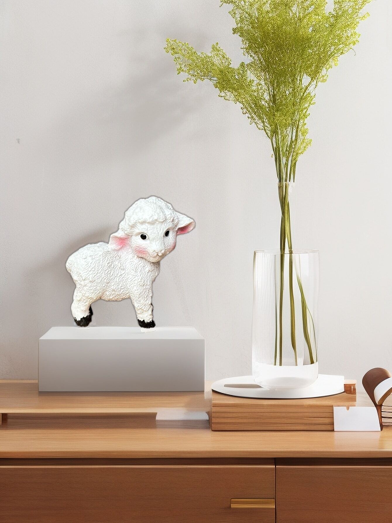 4/1 Pieces Of Cute Resin Lamb Table Decoration For Al-Fitr & Al-Adha ...