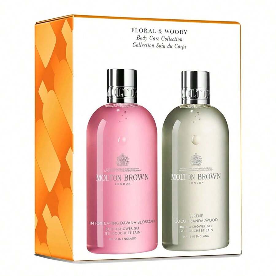 Molton Brown London Unisex 2 X 10oz Floral & Woody Body Care Collection ...