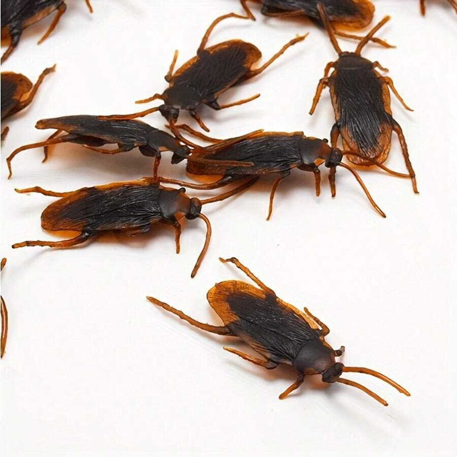5/10/20/30pcs Universal Size Funny Toy Fake Cockroach Lifelike Insect ...