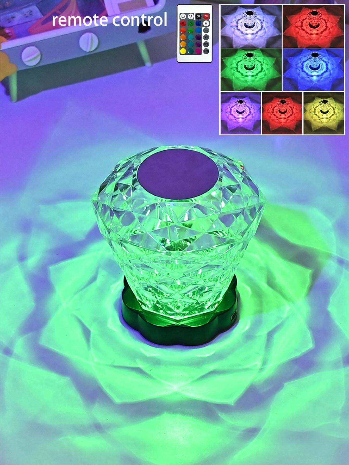 A Rechargeable LED Night Light In The Shape Of A Blooming Flower, With ...