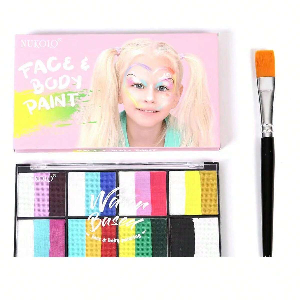 New Arrival 8-Color Tri-Color Paint Body Painting Makeup Set For ...