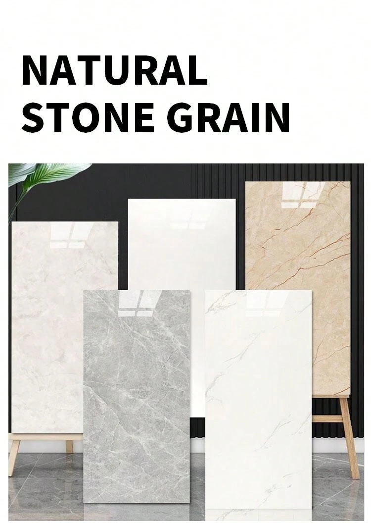 5 Sheets 30*60cm Porcelain-Look Tile Stickers For Wall Renovation ...