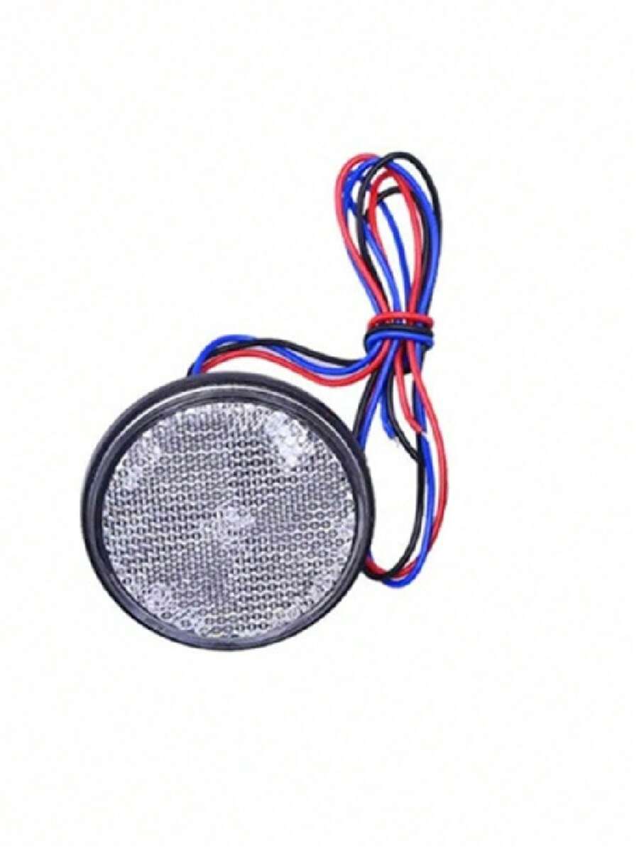 New Design 1pc Motorcycle Brake Light 24 SMD Car Round Tail Lights Turn ...