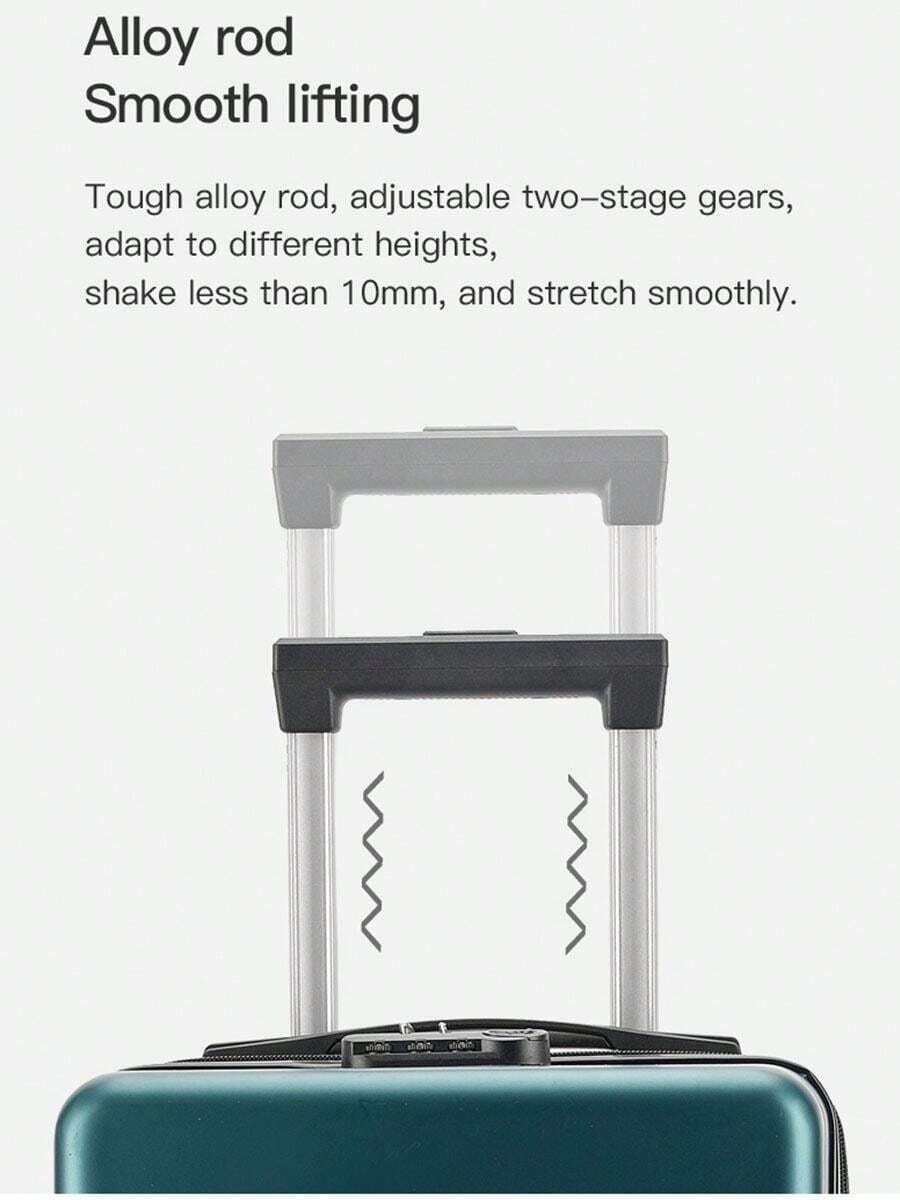 Moderna maleta de 14 pulgadas con ruedas universales silenciosas ...