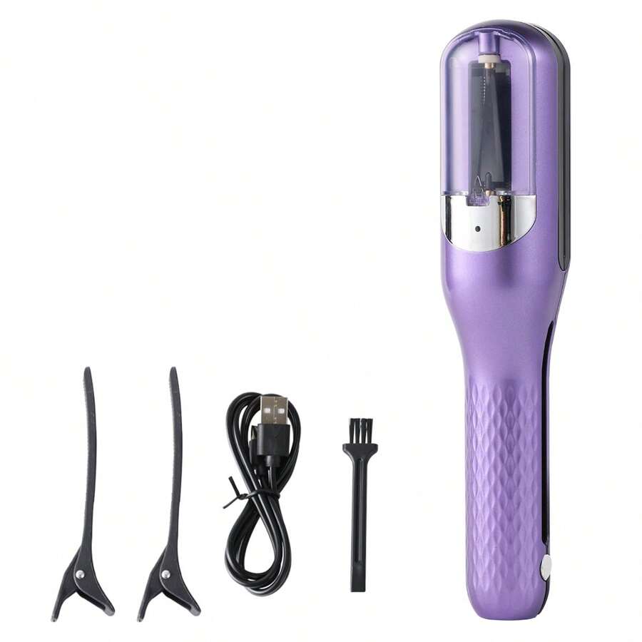 Electric Split Ends Hair Trimmer, Portable USB Rechargeable Split Ends ...