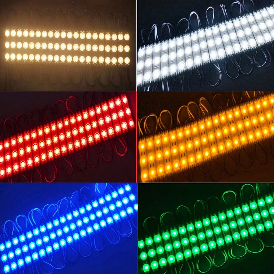 LED Advertising Lights 20 Pc/Pack COB Module For Business Shop Store Lighting DC 12V Luminous ...