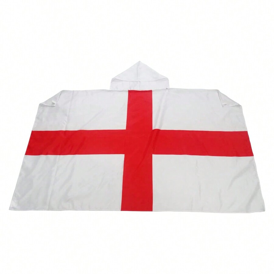 England Body Flag With Cap 90x150cm 3x5ft English Cape Flag Fan Banner ...