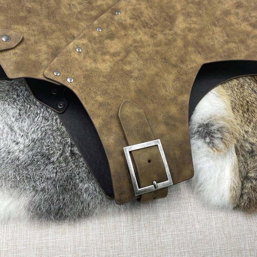 Medieval Faux Leather Chest Armor, Retro Mercenary Knight Archer Body ...