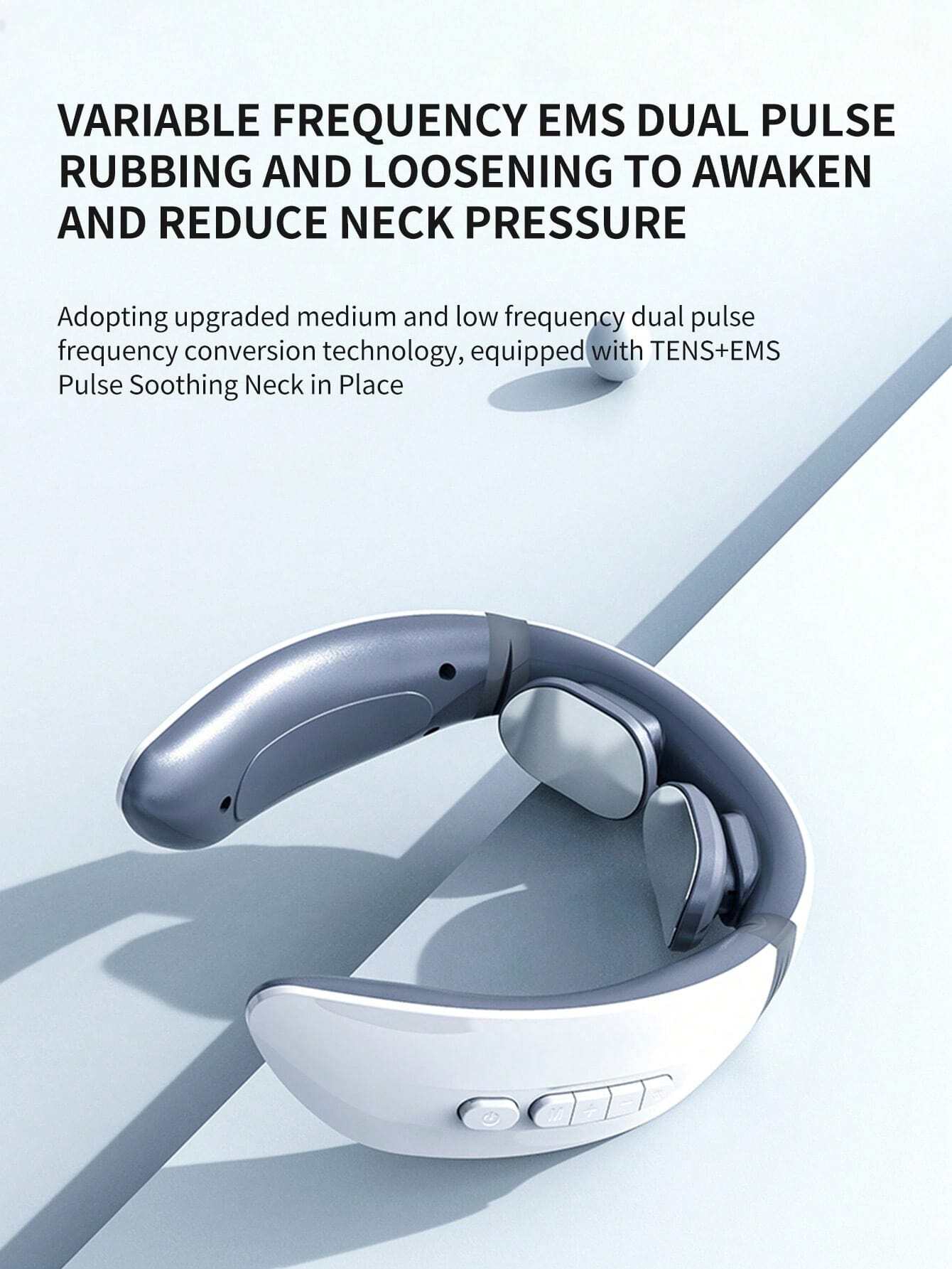 1pc Double Head Smart Neck Massager, Multiple Modes Switch Cervical ...