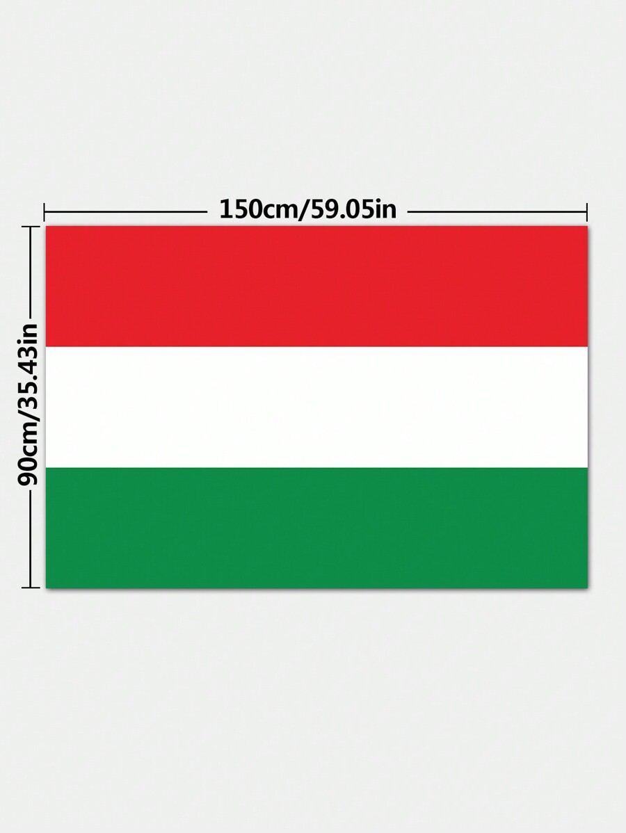 Hungary National Flag Size 4 (90*150cm), Single-Side | SHEIN UK