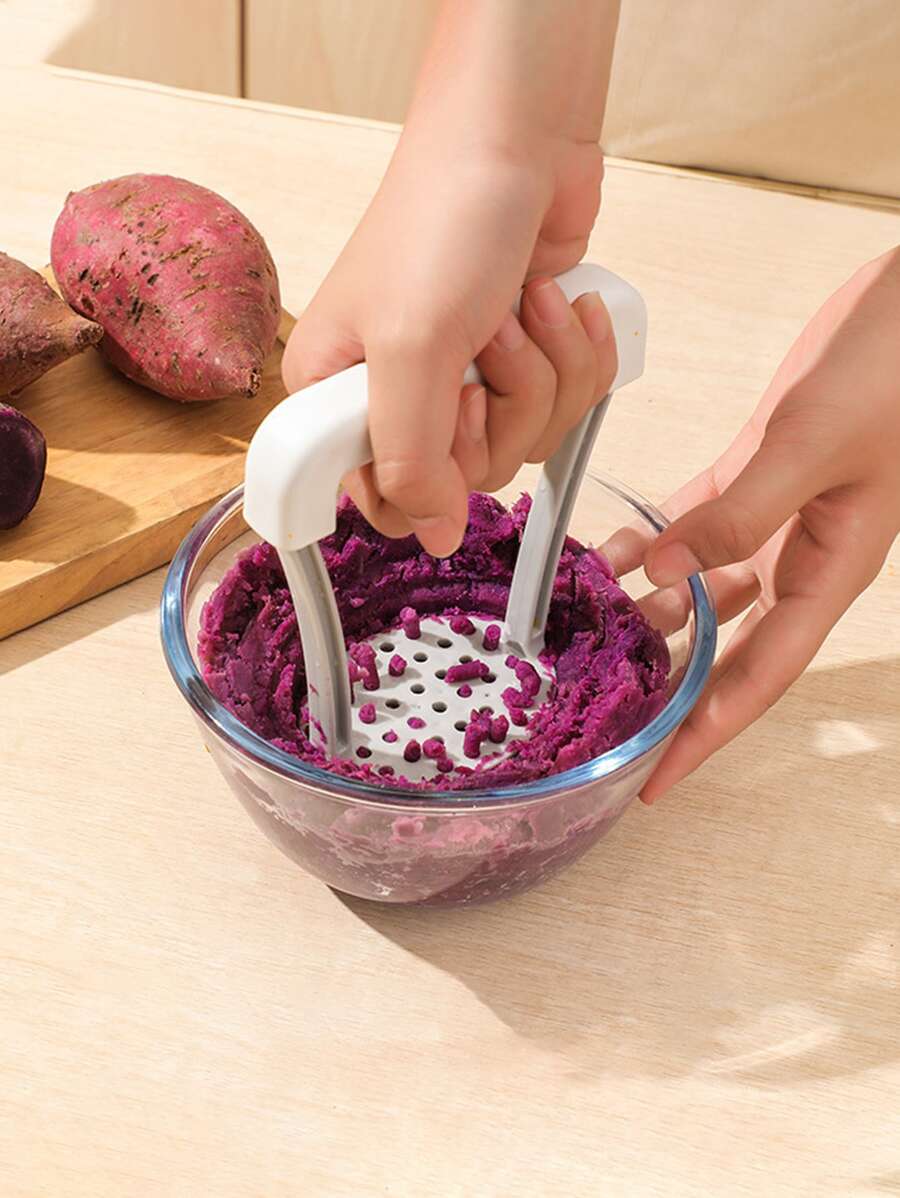 1pc Undulating Mashed Potato Press Baby Baby Food Press Mashed Potato ...