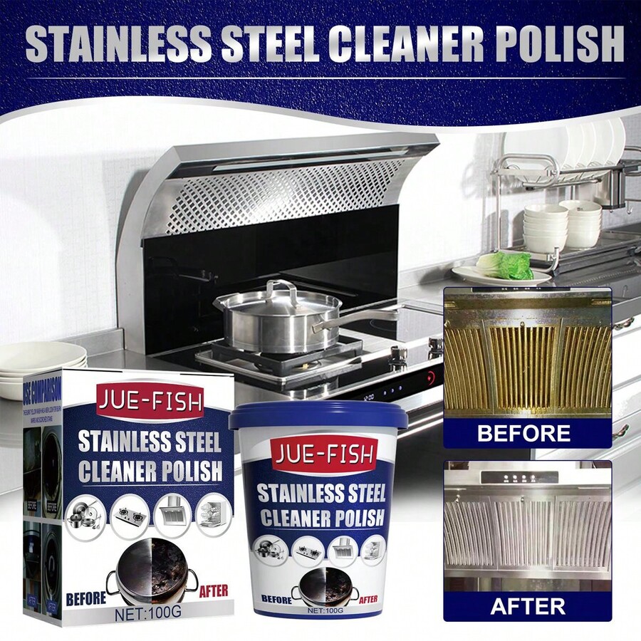 Stainless Steel Cleaning Paste, Rust Removal For Metal, Stainless Steel ...