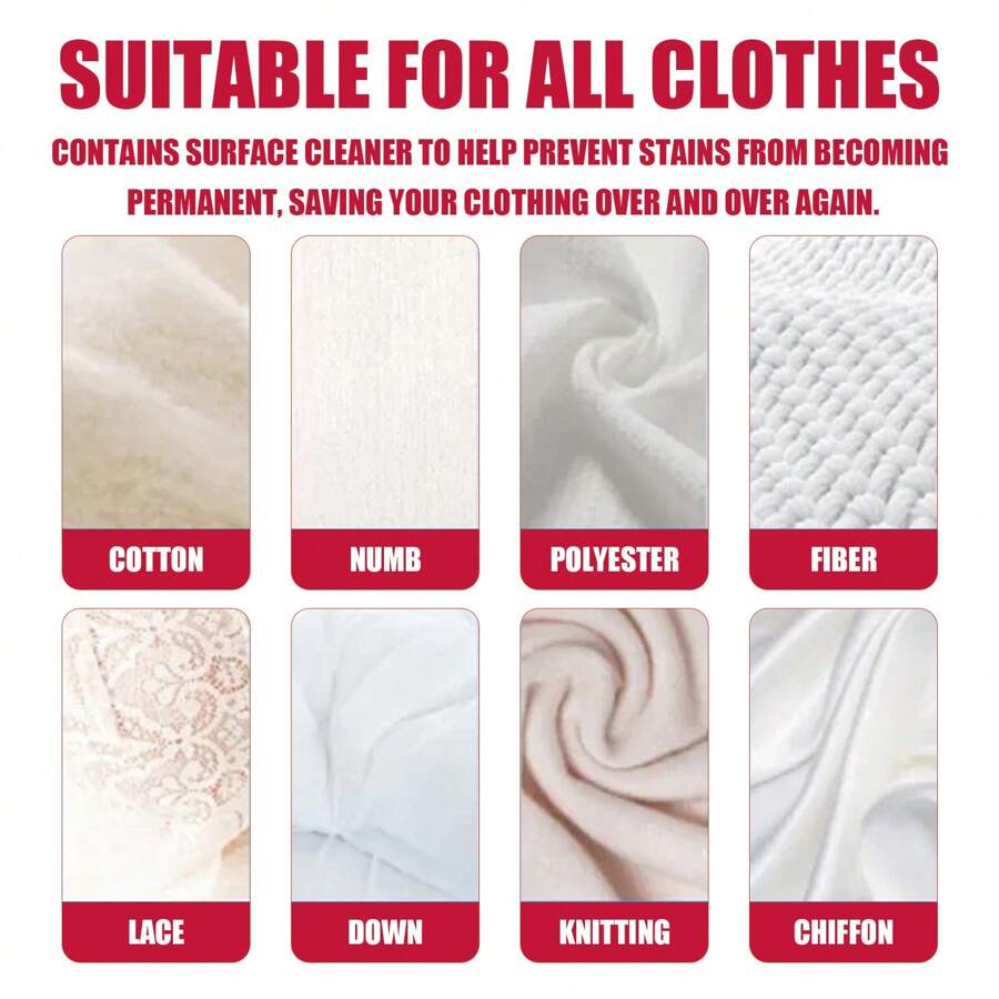 Jaysuing Clothes Decontamination Wipes Deep Clean Stain And Stain ...