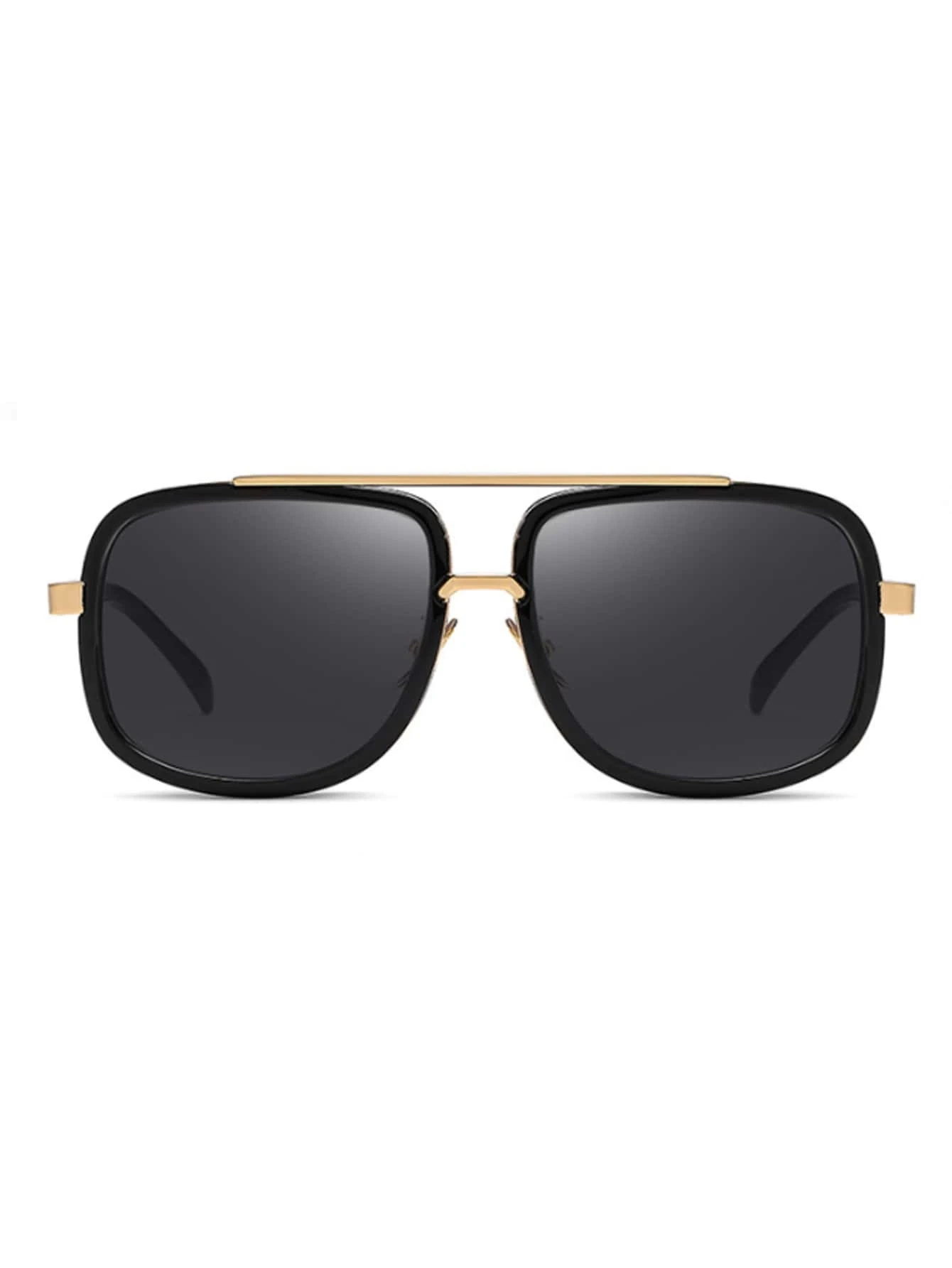 Retro Aviator Sunglasses For Men Women Oversized Square Sun Glasses ...