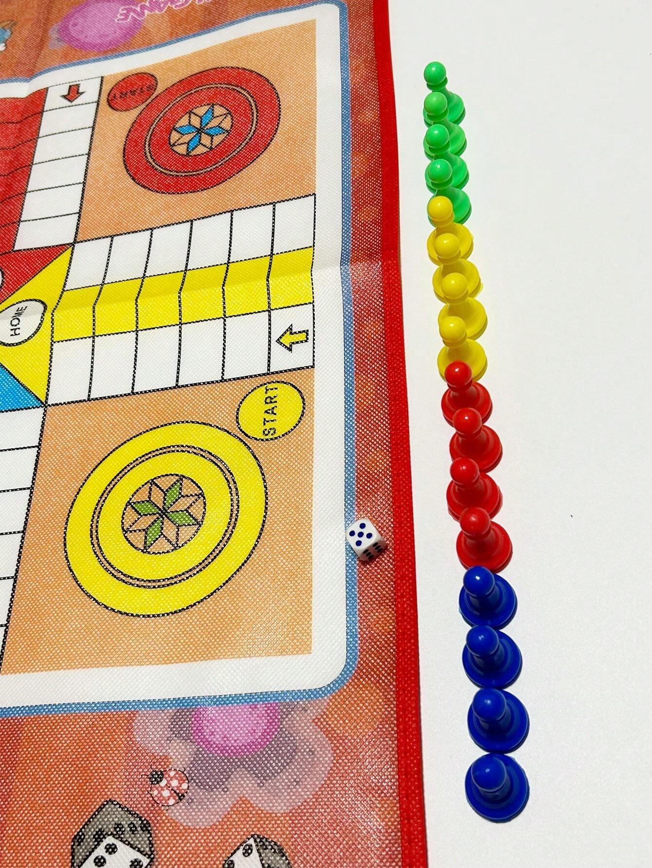 60cm/23.62in Ludo Chess Game Set Extra Large Flying Chess Board Game ...