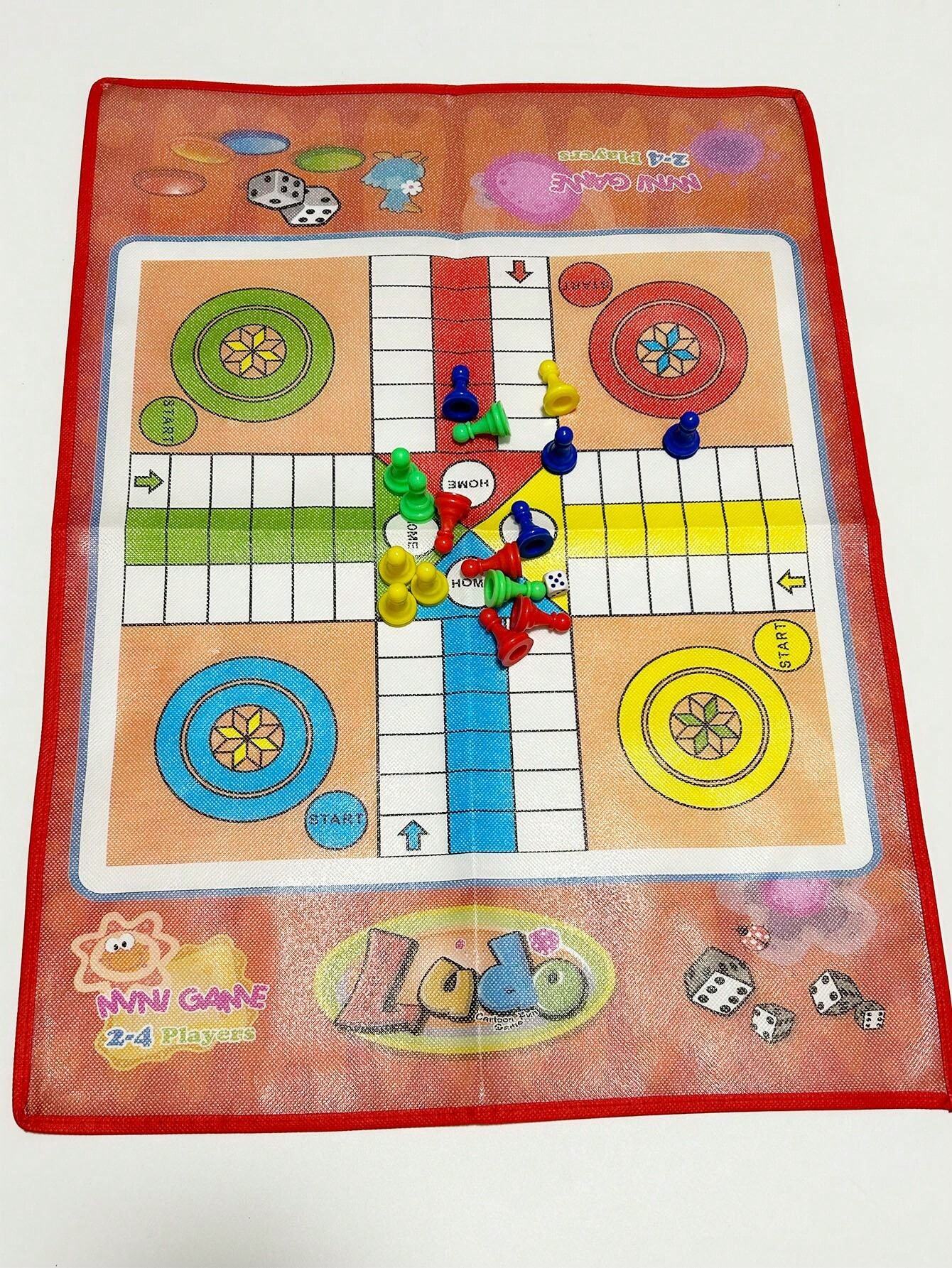 60cm/23.62in Ludo Chess Game Set Extra Large Flying Chess Board Game ...