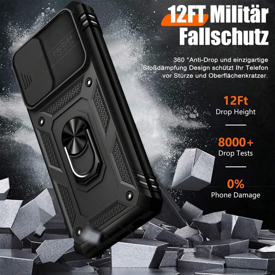 Capa de Armadura de Telefone Difícil Anti-Queda Compatível com Samsung Galaxy A54 A14 A34 A04S ...