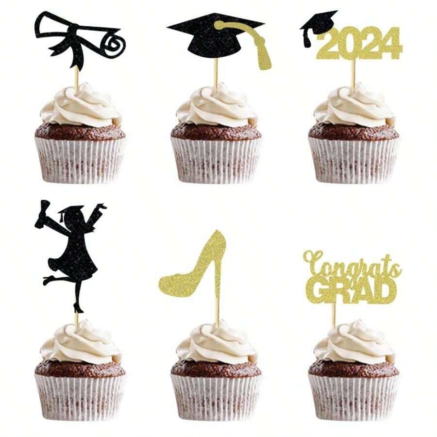 12pcs Set - Women Congratulation 2024 Graduation High Heel Shoes ...