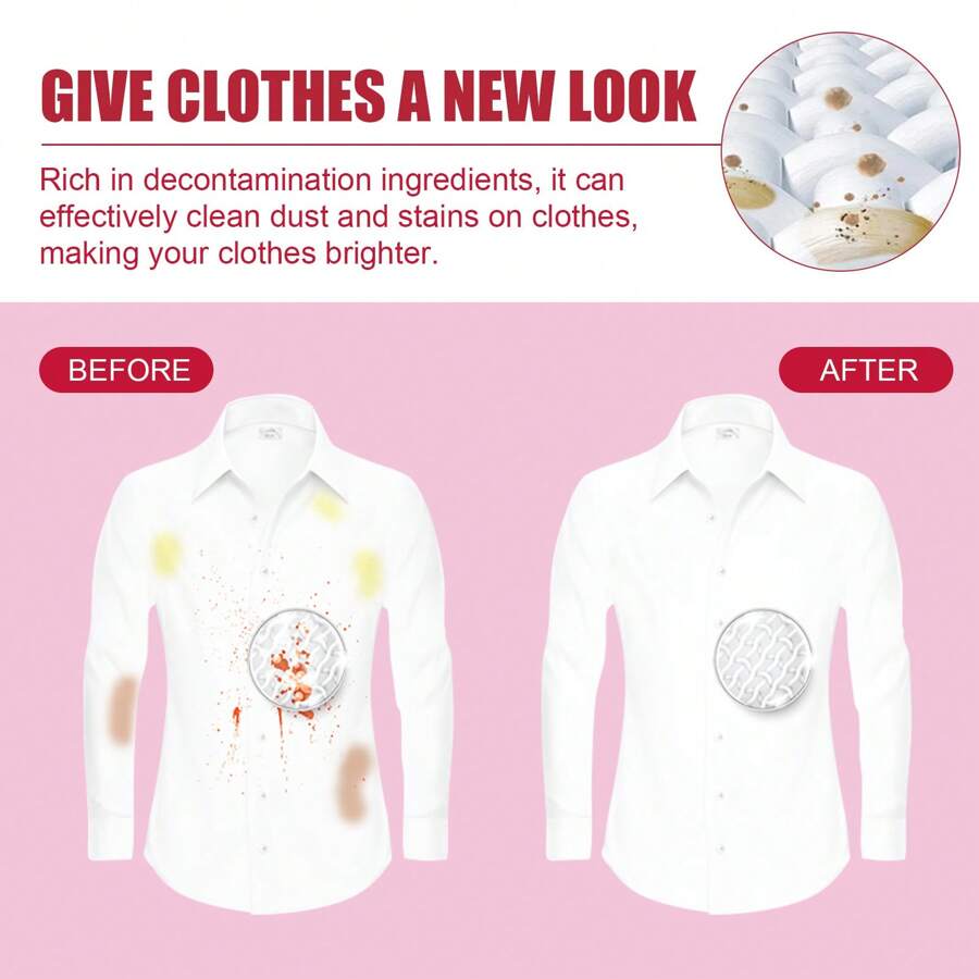 Clothes Decontamination Wipes Deep Cleaning Clothes Stains Stain ...