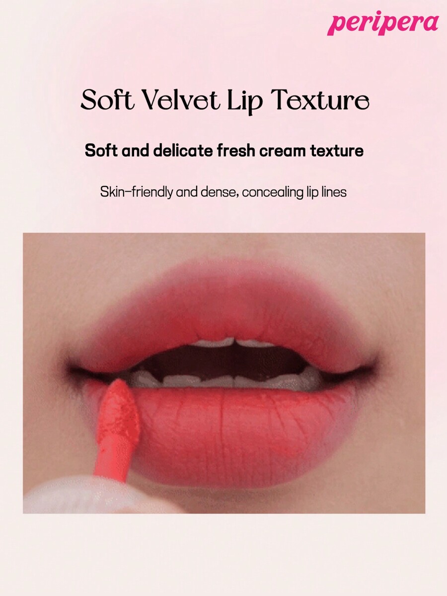 Peripera K-Beauty Ink The Velvet Lip Tint, High Pigment Color, Longwear, Weightless, Gluten-Free ...
