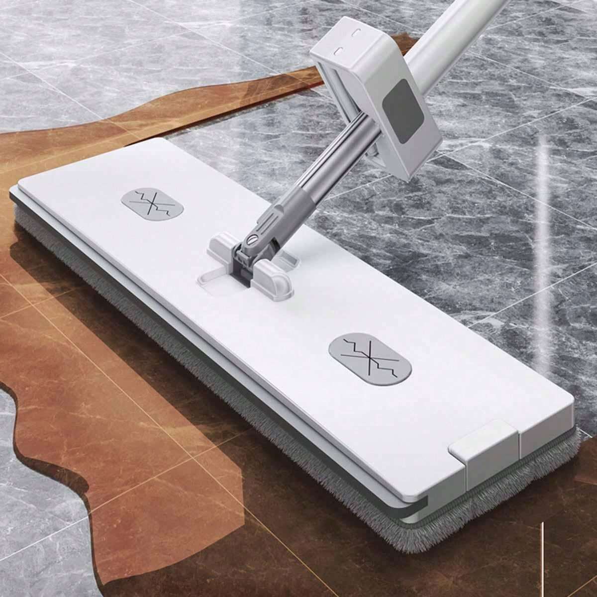 1pc Hands-Free Flat Mop, Household Wood Floor Tile Mop, Lazy Flat Mop ...