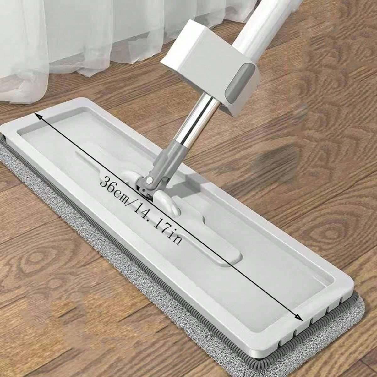 1pc Hands-Free Flat Mop, Household Wood Floor Tile Mop, Lazy Flat Mop ...