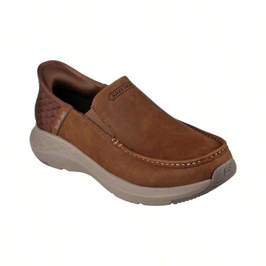 Skechers Men's Slip-Ins Relaxed Fit- Parson - Oswin Slip-On Moc Toe ...