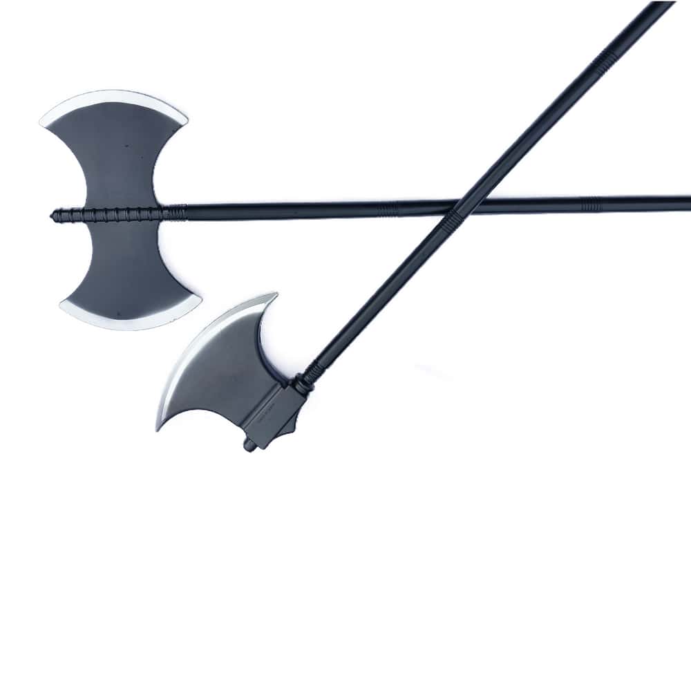 95cm Three-Section Axe Toy Weapon, Gray Single/Double-Sided Axe For ...