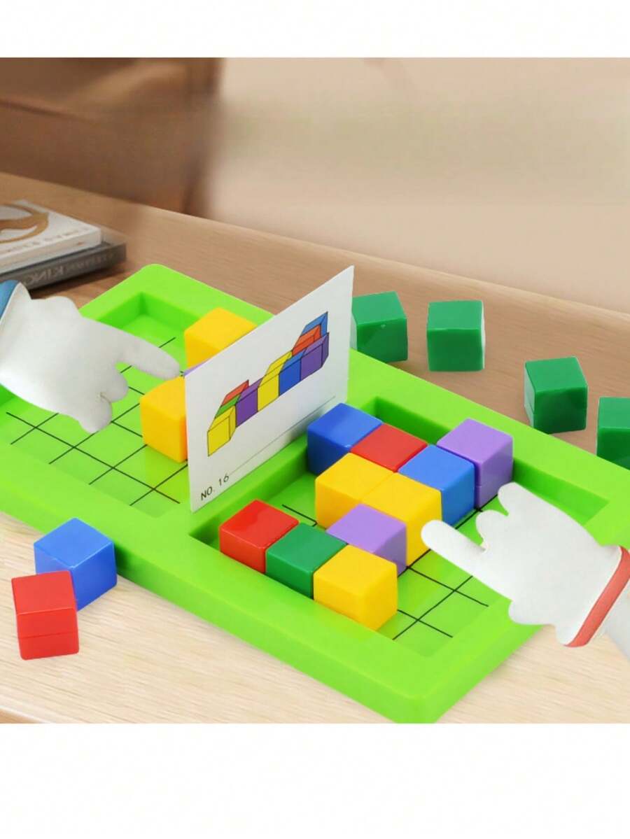 2-Player Block Game Children Puzzle Competitive Parent-Child ...