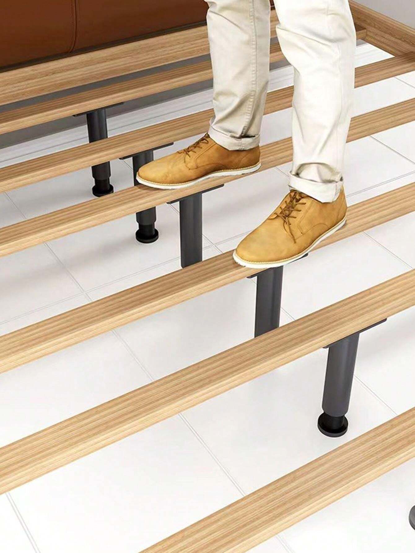 1pc Bed Frame Foot T-Shaped Round Bottom Extendable Support Leg ...